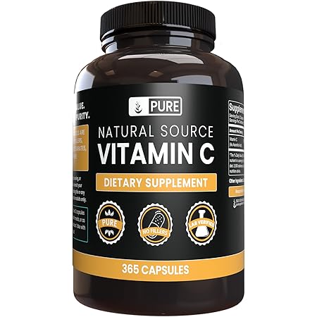 Amazon.com: PURE ORIGINAL INGREDIENTS Vitamin C, (100 Capsules) Always ...