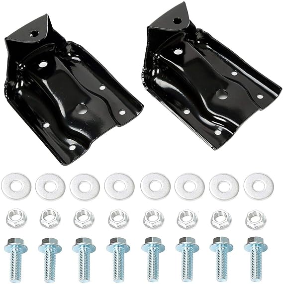 Amazon.com: TORQUE Rear Leaf Spring Hanger Shackle Bracket Kit Heavy ...