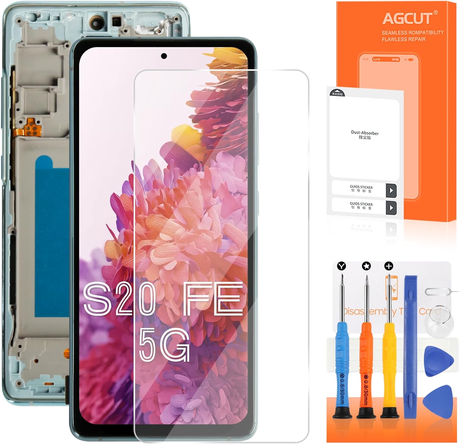 Amazon.com: OLED for Samsung Galaxy S20 FE 5G Screen Replacement for SM ...