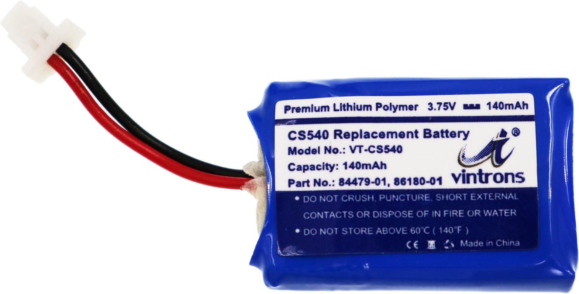 KAMHUA 84479-01, 86180-01, Plantronics CS540, C054 Replacement Battery ...