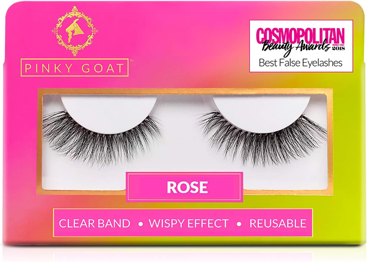 Pinky Goat ROSE Natural Vegan Lash : Amazon.co.uk: Beauty