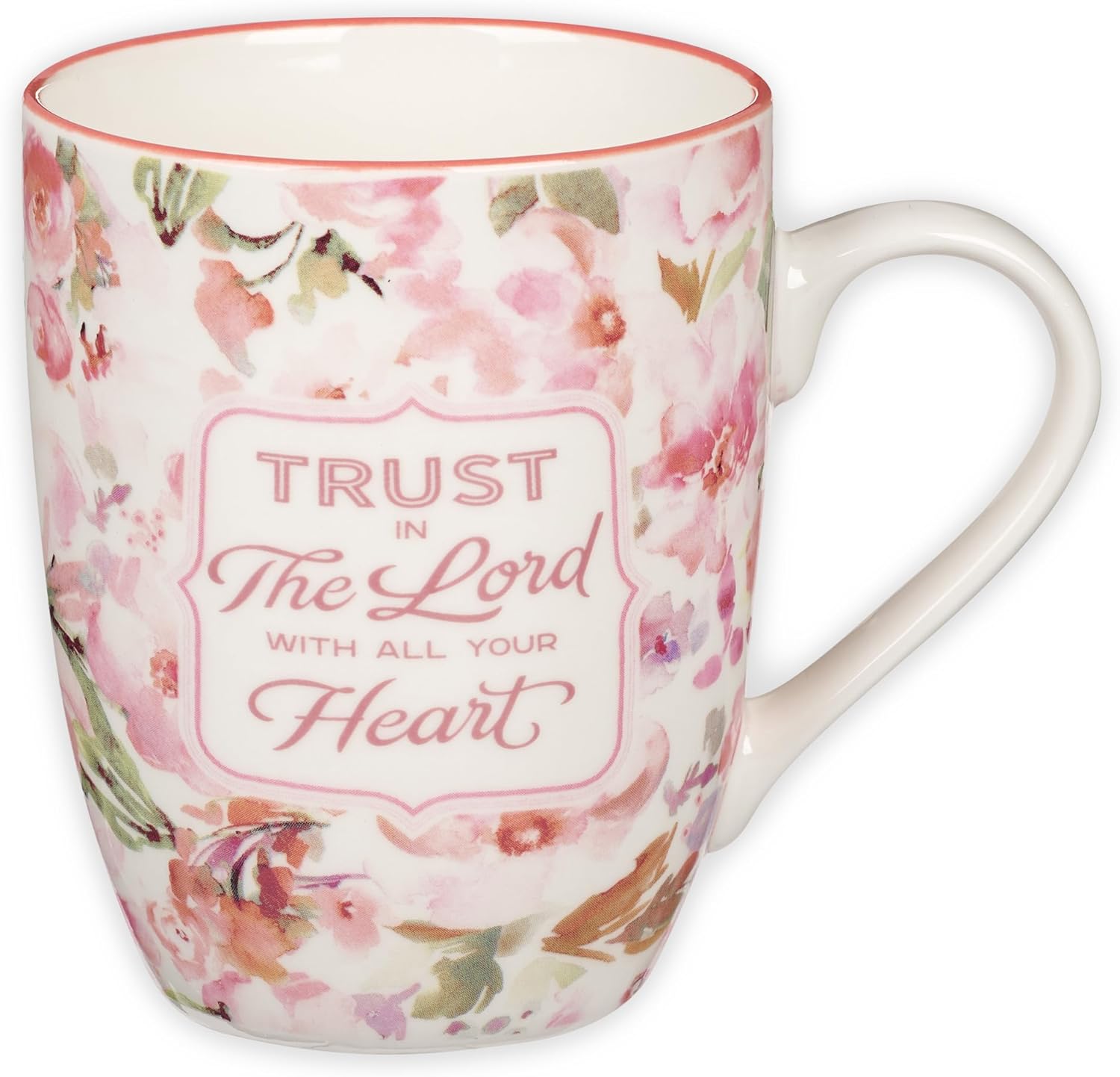 Amazon.com | Christian Art Gifts Encouraging Ceramic Coffee & Tea Bible ...