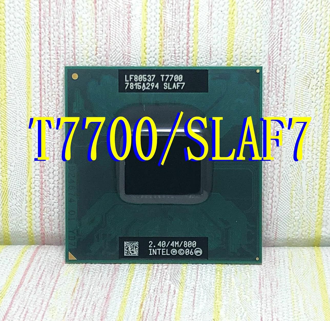 Amazon.com: Intel Core 2 Duo T7700 Mobile Processor 2.4GHz 800MHz 4MB ...