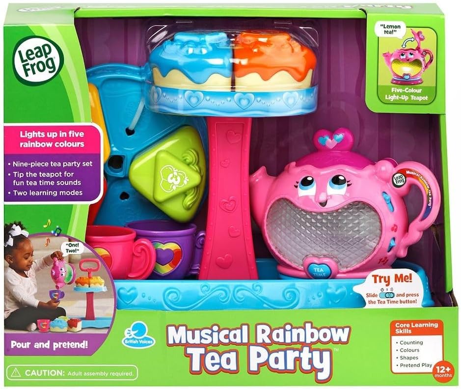 LeapFrog 603203 Musical Rainbow Party Learning Toy and Pretend Play ...