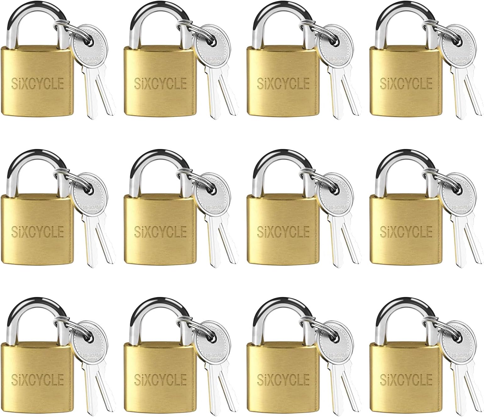 Amazon.com | 12Pcs Luggage Locks Small Locks with Keys, Metal Mini ...