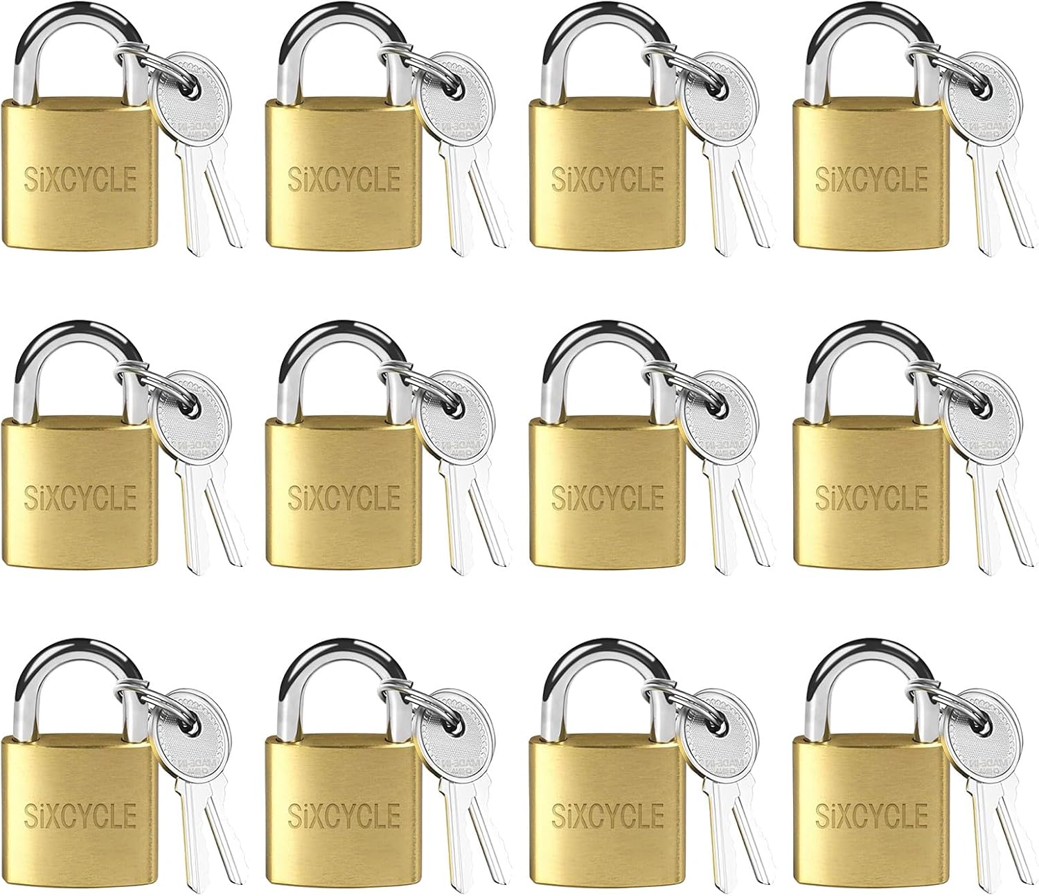 Amazon.com | 12Pcs Luggage Locks Small Locks with Keys, Metal Mini ...