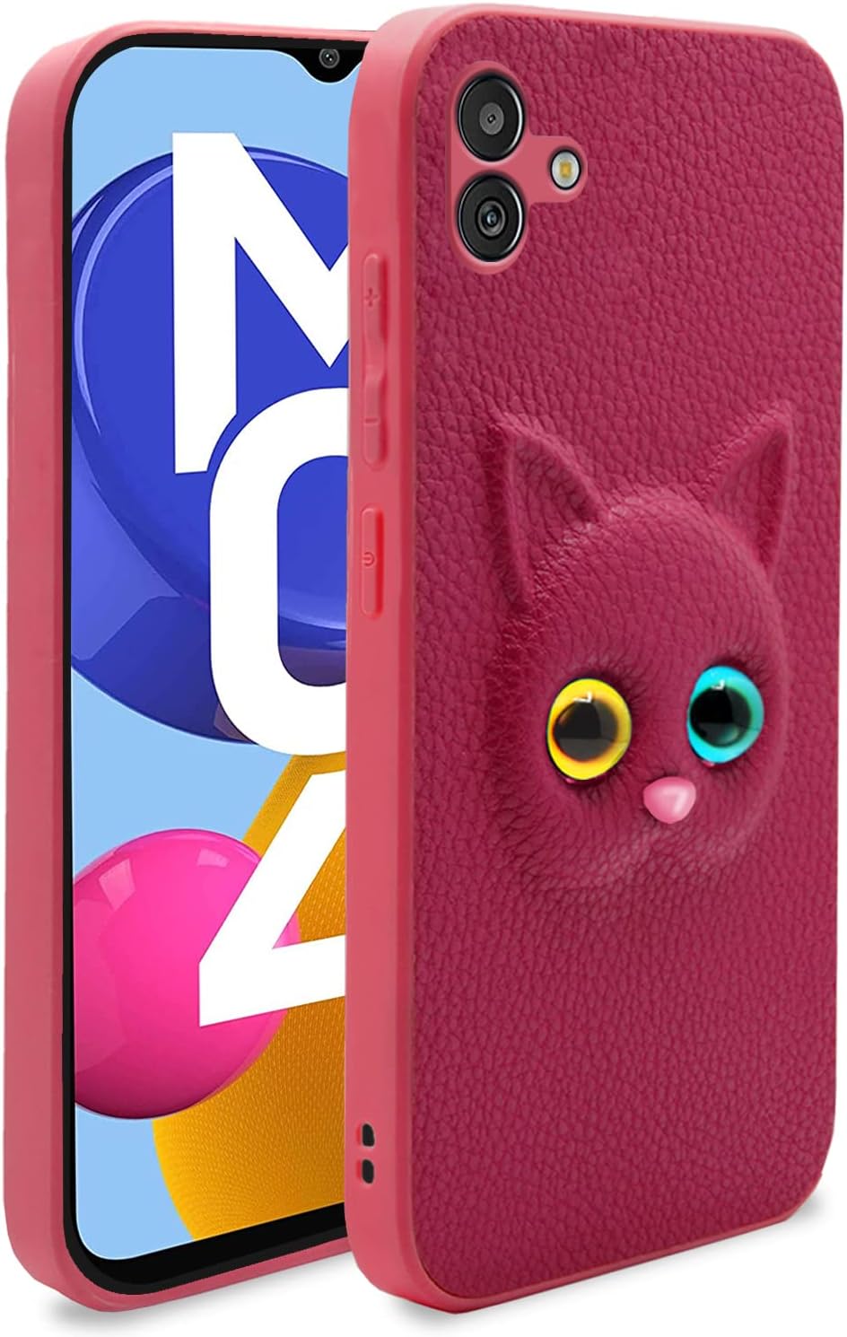 Pikkme Samsung Galaxy M04 / F04 / A04e Back Cover for Girls | Cute Cat ...