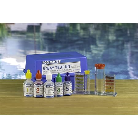 Amazon.com : Poolmaster 22260 Essential Collection Chemistry Set, 5-Way ...