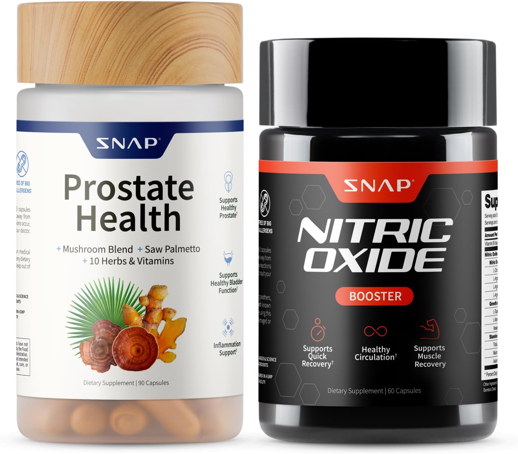Amazon.com: Snap Supplements Prostate Health Support Supplement Bundle ...