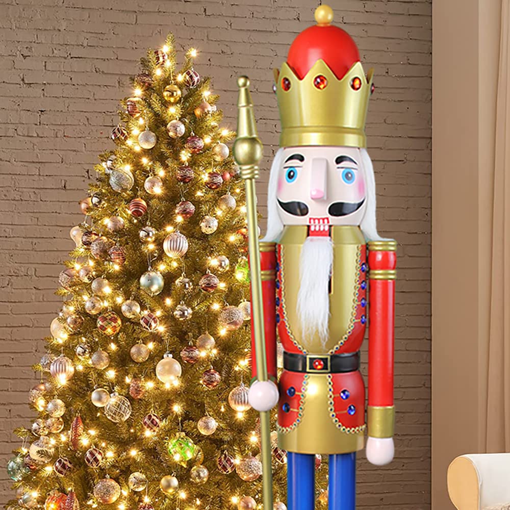 Buy CDL 120cm 48" 4Ft Tall Life-Size Large/Giant Red Christmas King On ...