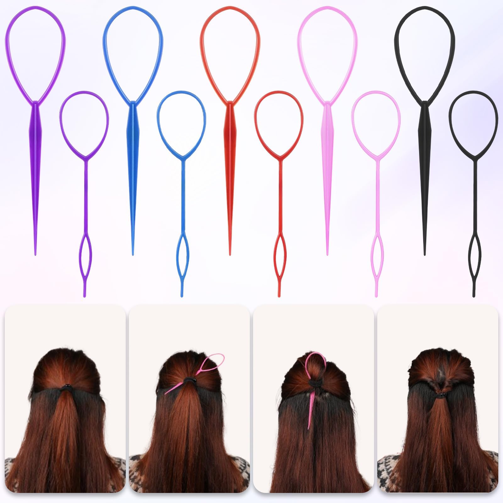 Amazon.com : DIVINA VITAE 10 PCS Updo Hair Tools, Hair Braid Ponytail ...