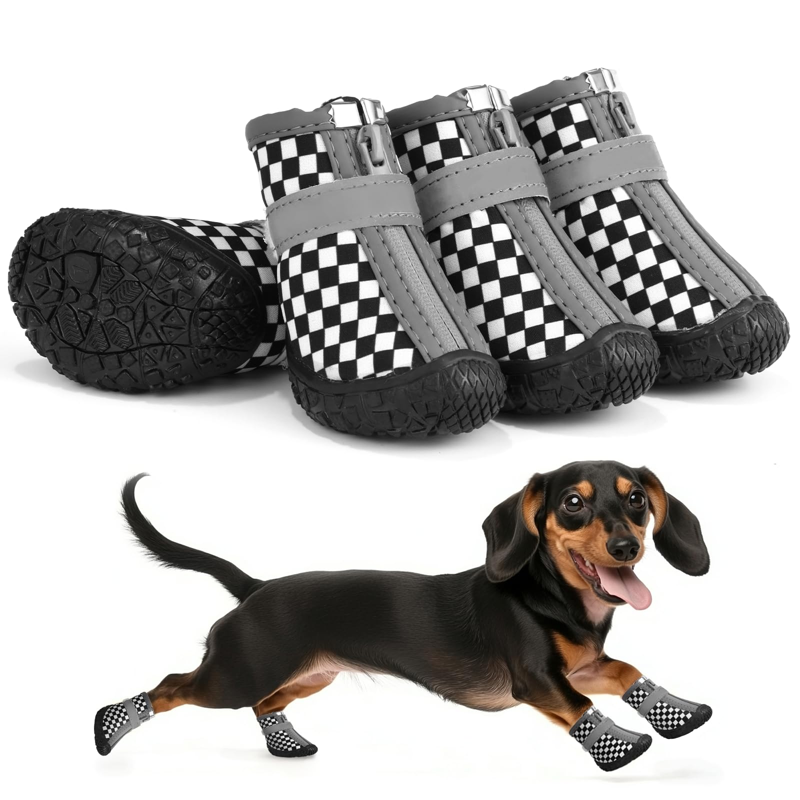 Petanims Small Dog Shoes, Breathable Puppy Boots & Paw Protectors for ...