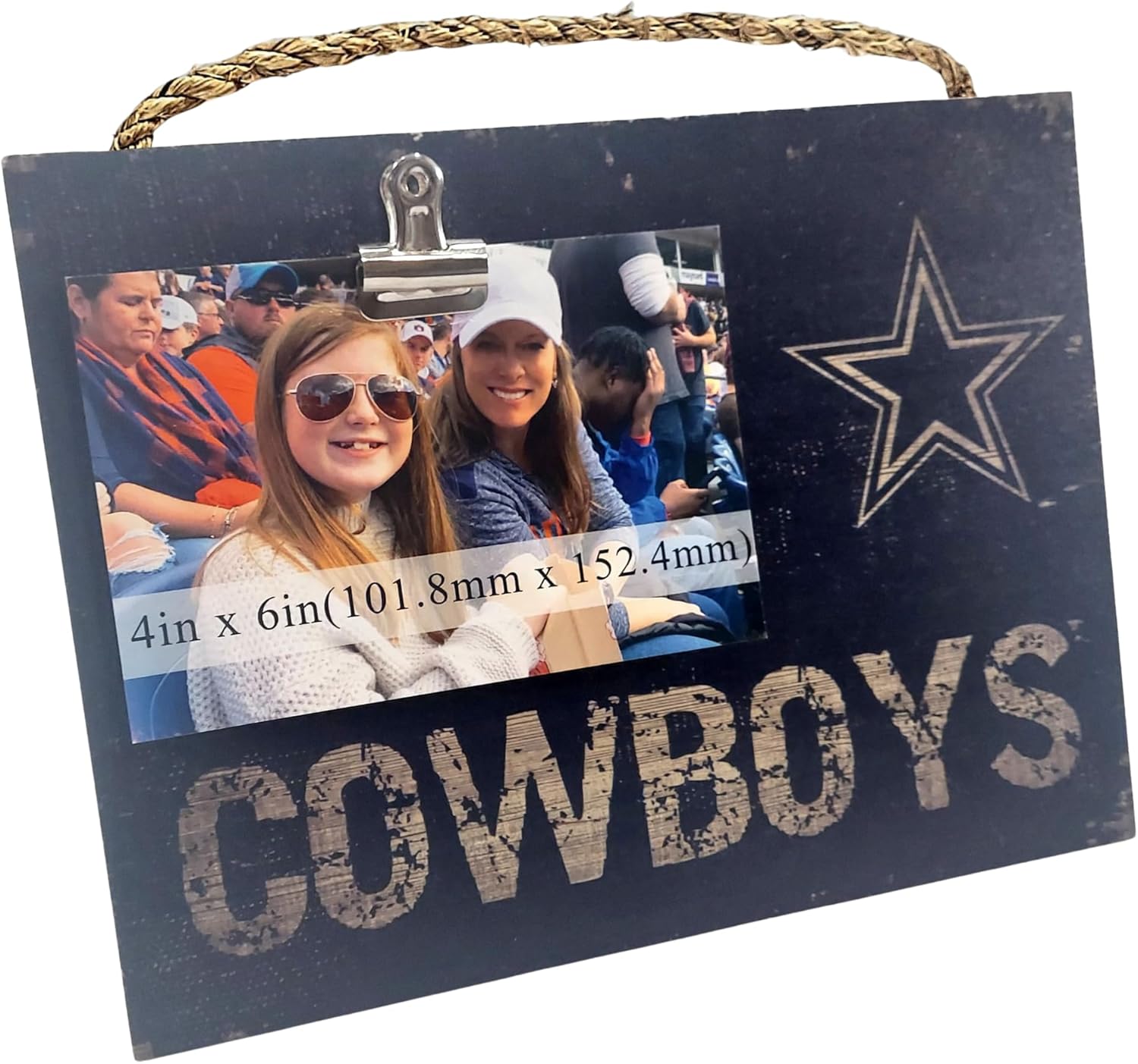 Amazon.com: Fan Creations Dallas Cowboys NFL Wooden Photo Holder with ...