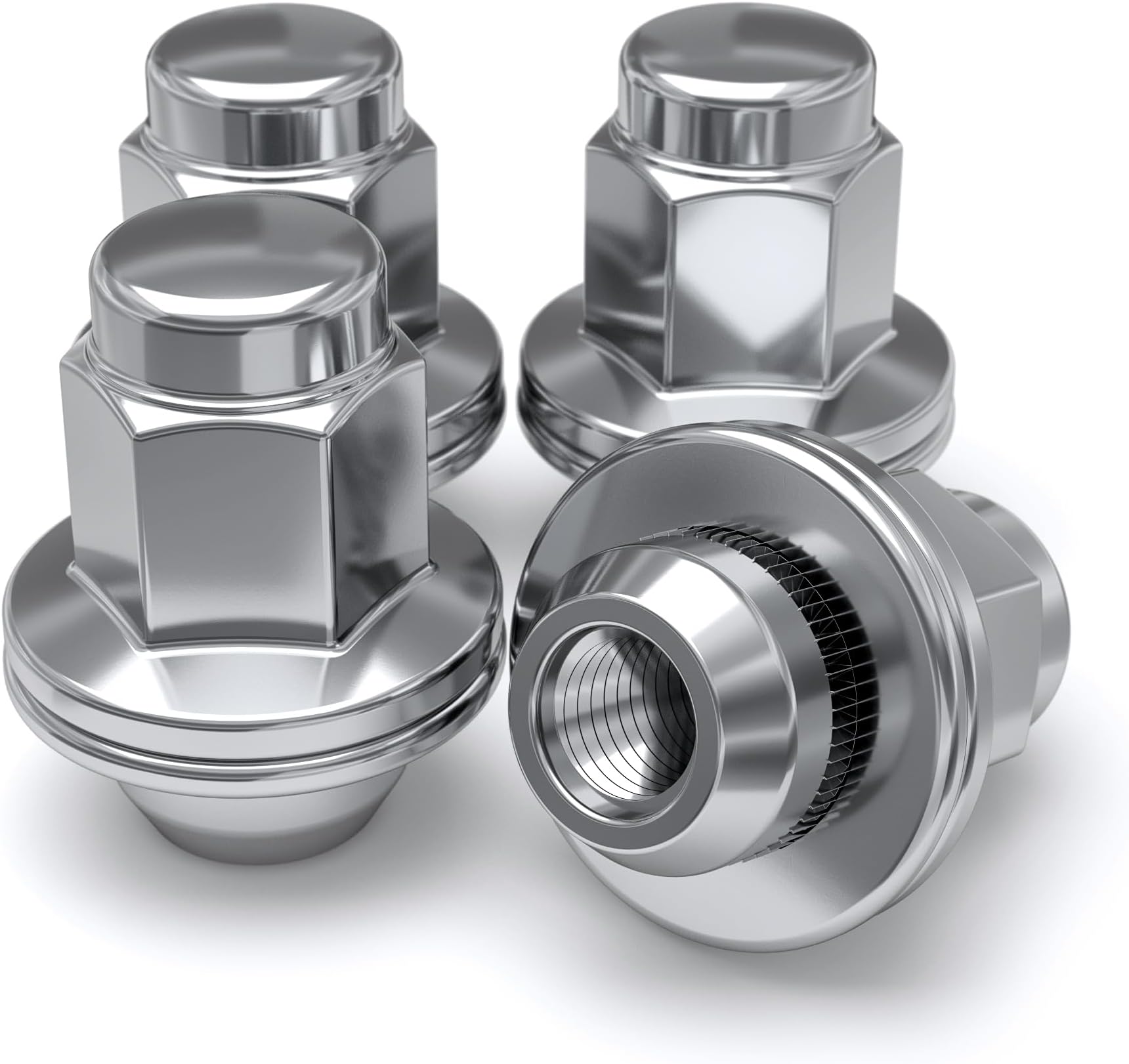 White Knight 5309DL-4 Duplex Long Mag Lug Nut with Washer for Toyota ...