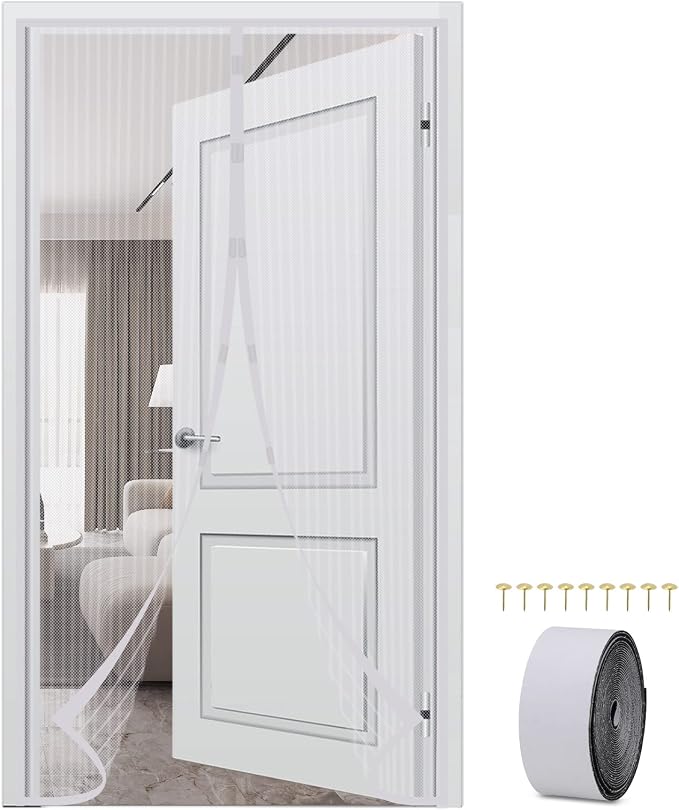 Magnetic Fly Screen Door, Insect Protection, 100 x 210 cm, Balcony Door ...