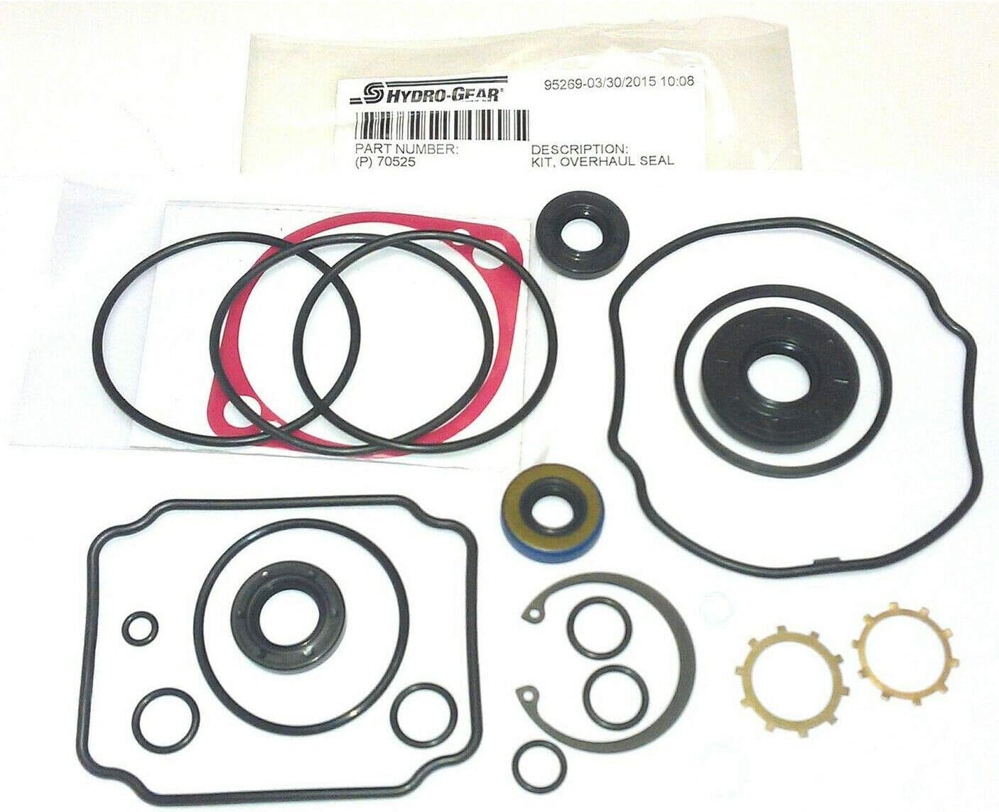 Amazon.com: Parts 70525 Hydro Gear Overhaul Seal Kit Compatible with ...