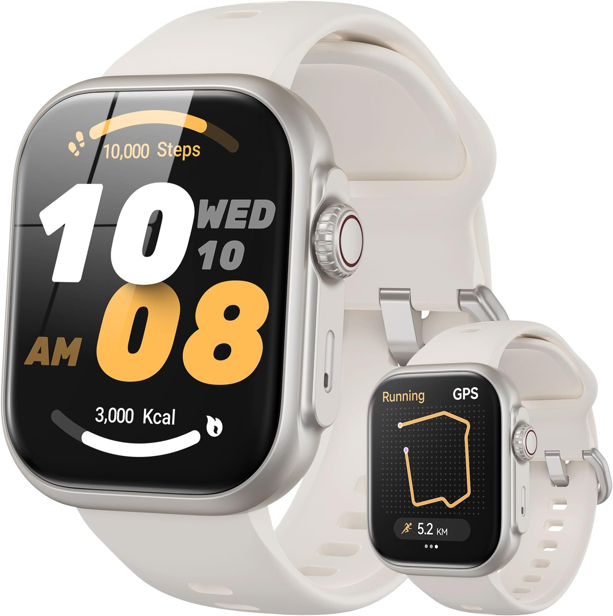 Amazon.com: Smart Watch [GPS, Alexa Built-in], 24/7 Heart Rate Monitor ...