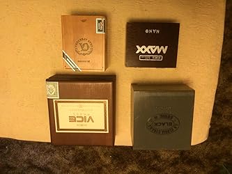 Amazon.com: Wooden Empty Cigar Boxes Pack of 10 Empty : Health & Household