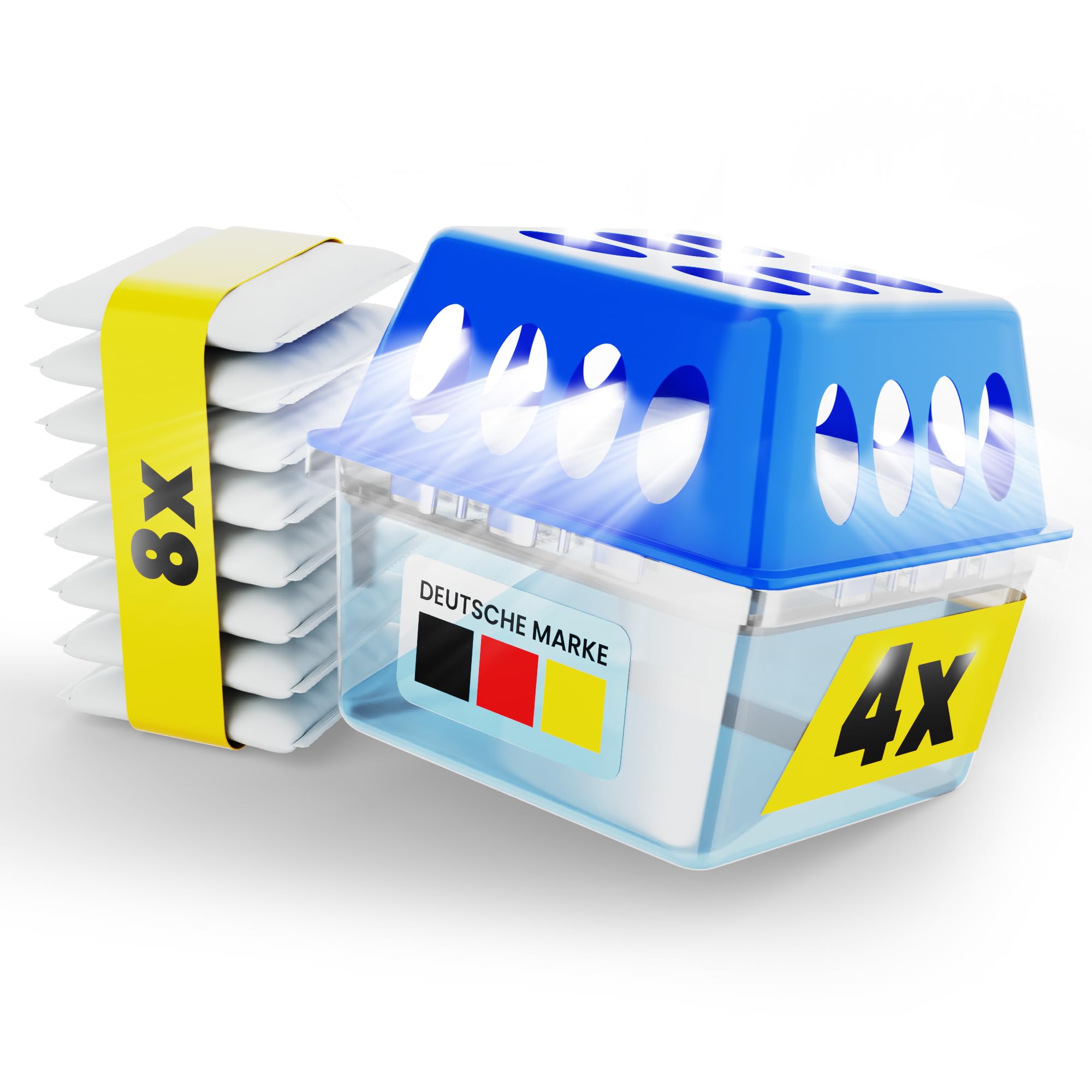 Spetebo 4 x Ultra Fresh Dehumidifier Granules Box with 8 x 400 g Refill ...