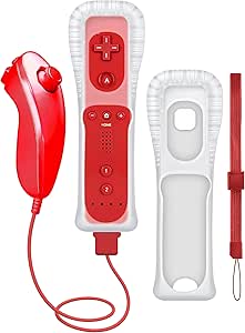 WDZP Wii Remote with Nunchuck, Wii Controller with Nunchuck, Compatible ...