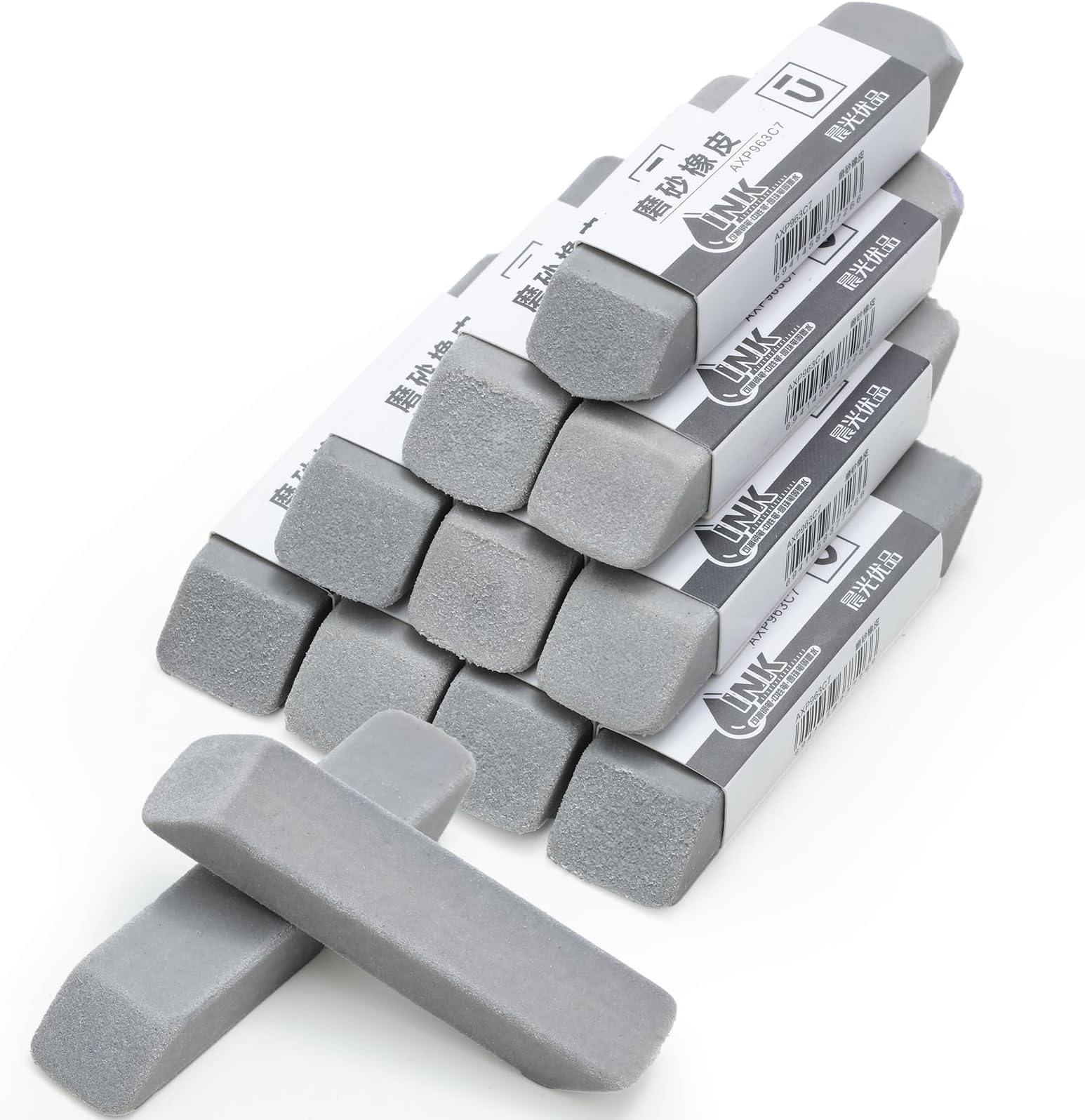 Amazon.com : M&G 10-Pack Sand Erasers, Pen Eraser for Ink Ballpoint ...