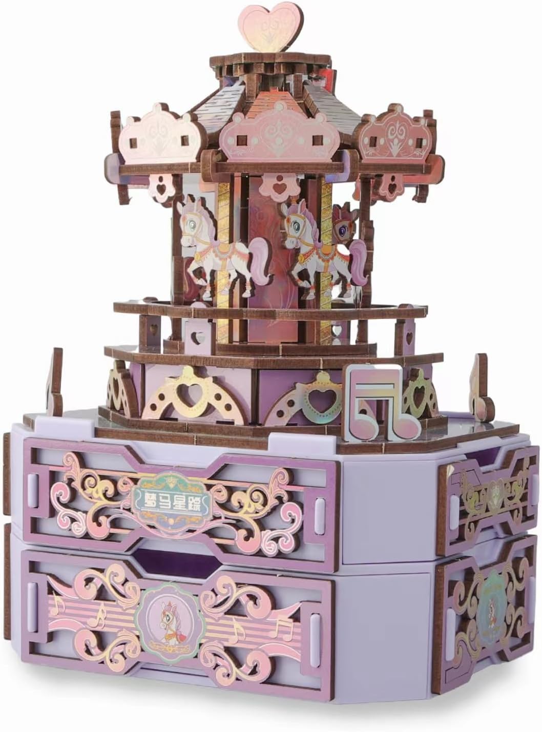 Amazon.com: HappyChoi 3D Wooden Puzzle for Adults & Teens, DIY Wood ...