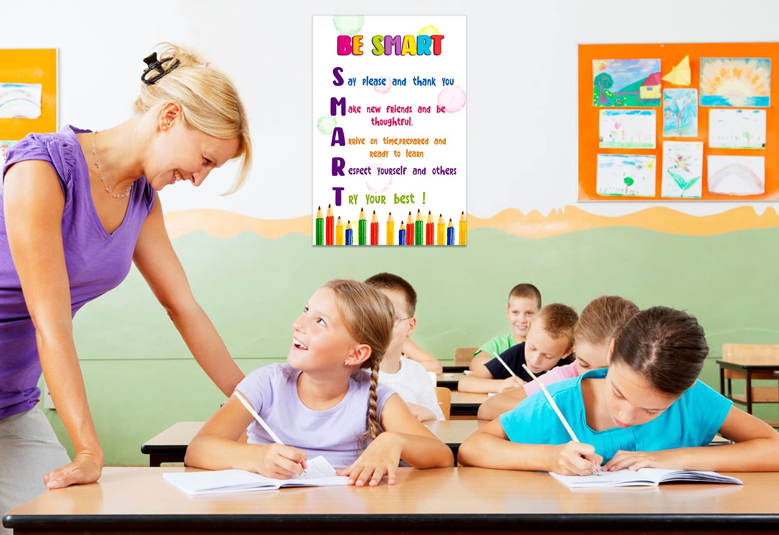 Classroom Posters JUESMOS Classroom Rules Poster For Classroom ...