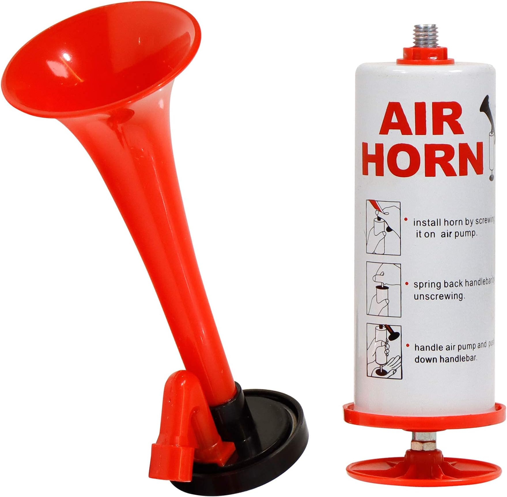 Streetwize - Hand Horn Clam Pack – Hand Operated Air Horn with Pump ...