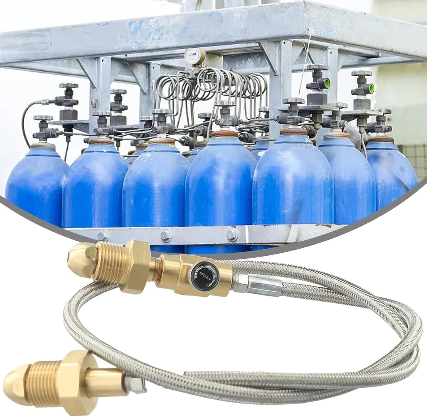 Amazon.com: ChicBosom Transfer Adapter Hose for Argon Tanks, Inert Gas ...