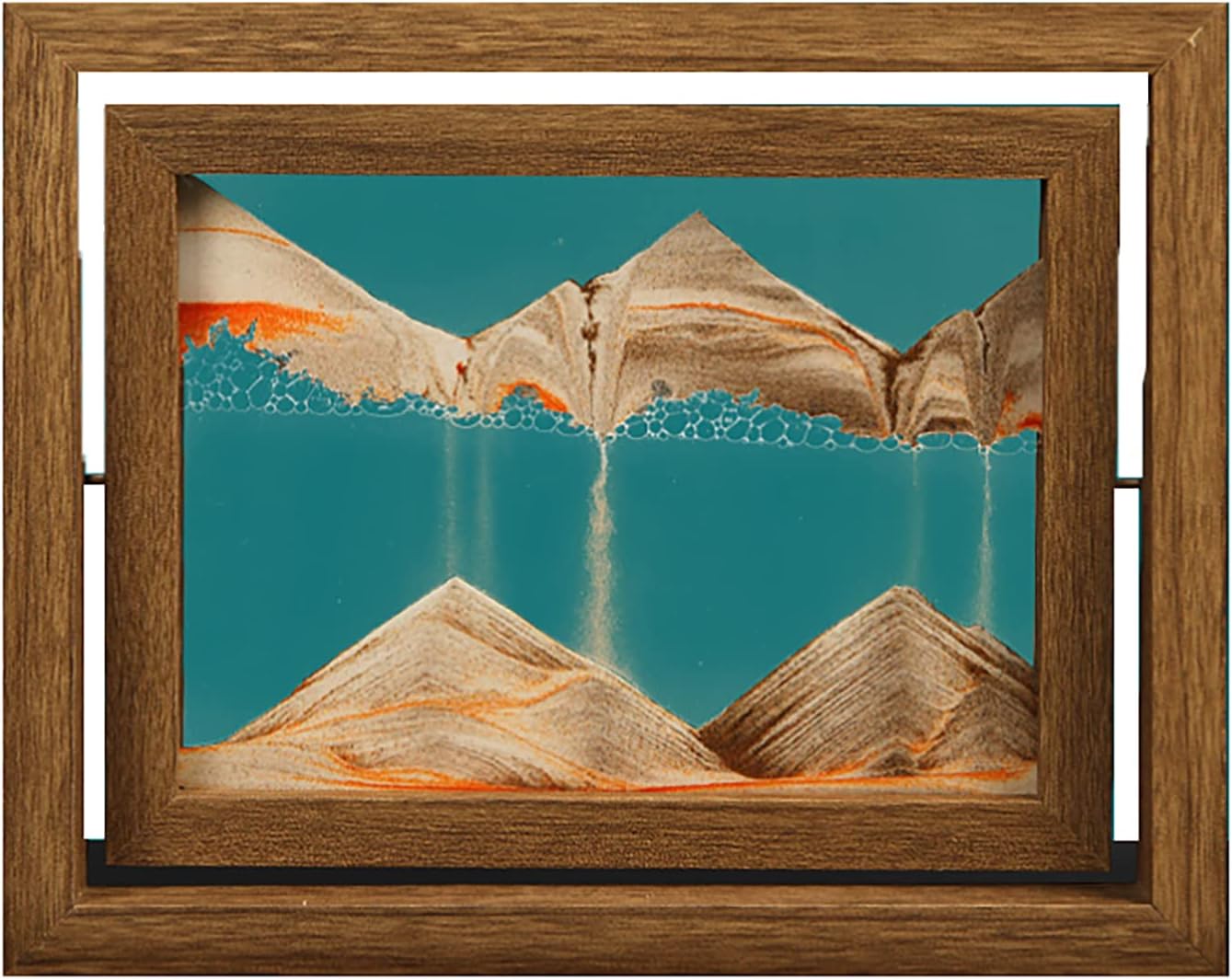 Amazon.com: Moving Sand Art Picture, Wood Frame Sand Frame Dynamic Sand ...