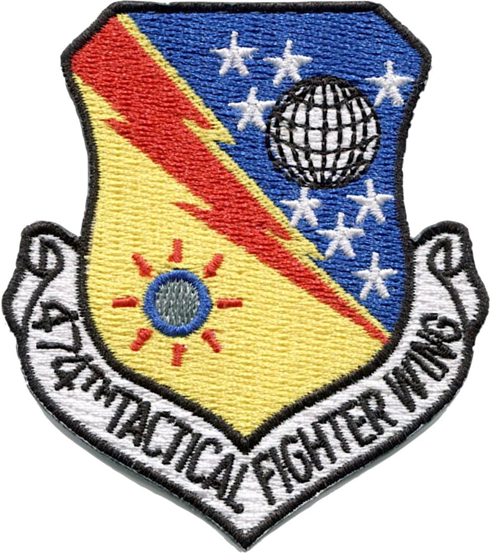 Amazon.com: USAF 474th Tactical Fighter Wing Patch : Clothing, Shoes ...