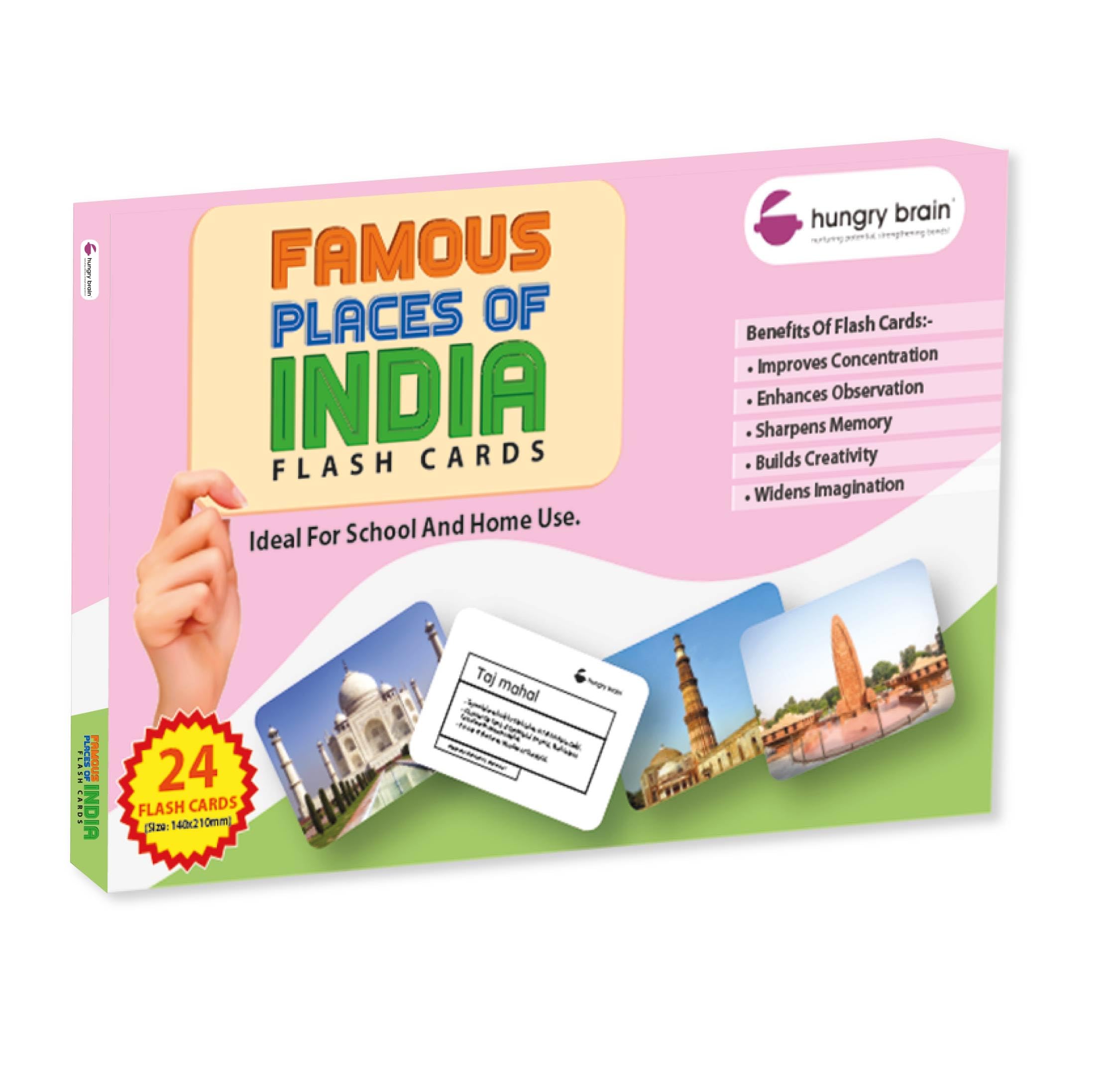 Buy My First Famous Places of India Flash Cards for Toddlers, 24 Cards ...