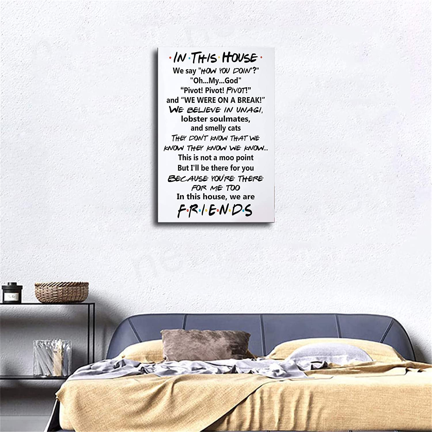 Classrooms For Friends Show Quotes We Are Friends Poster | Friendship