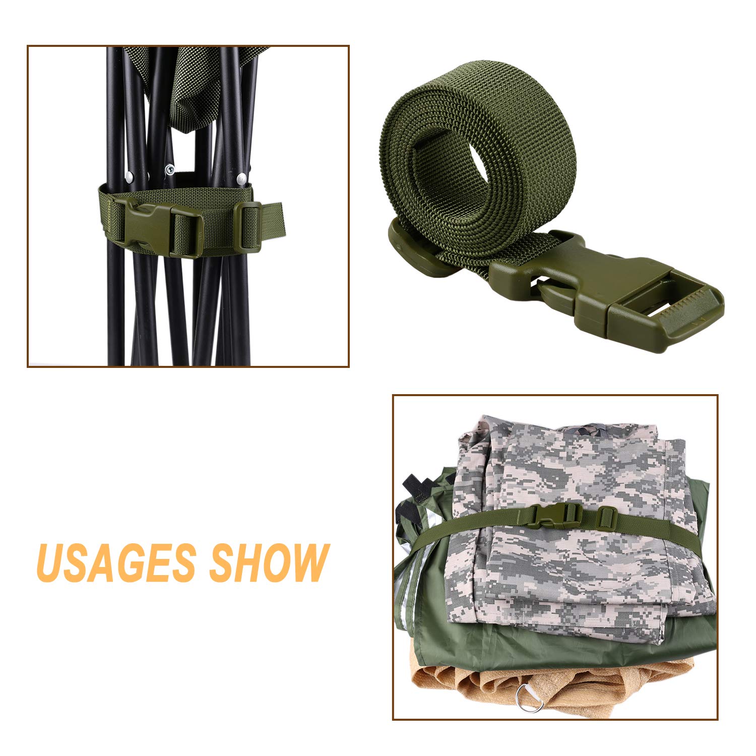 Snapklik.com : MAGARROW 24" Strap Buckle Packing Straps Adjustable 1 ...