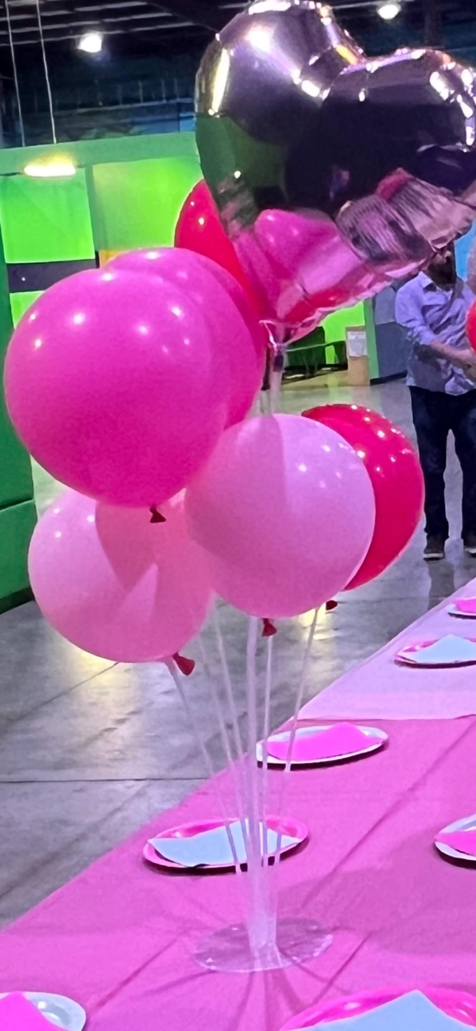 Amazon.com: LOBUBT 10 Sets Balloon Stand Kits, Balloon Sticks Holder ...