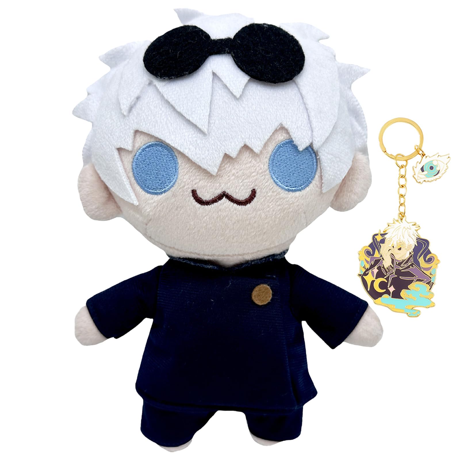 Buy 2-Pack Cute and Soft Gojo Plush with Keychain,Gojo Satoru Plush ...
