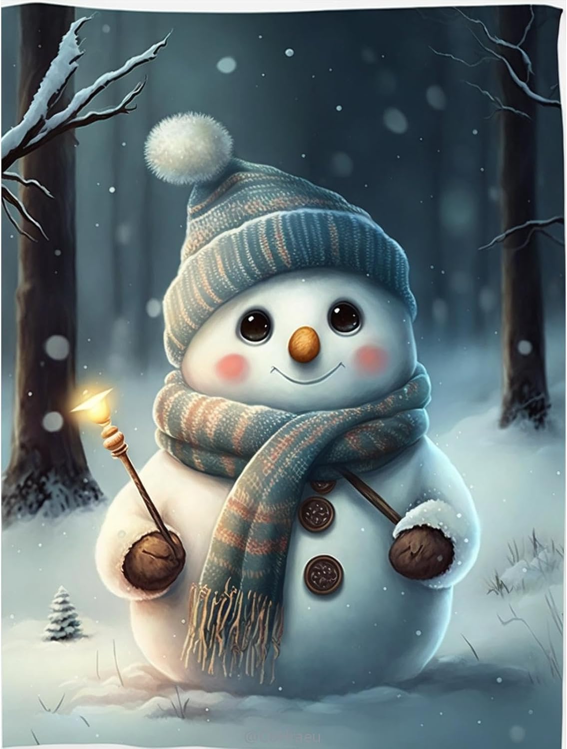 Amazon.com: CoHraeu Snowman Diamond Painting Kits,Winter Diamond Art ...
