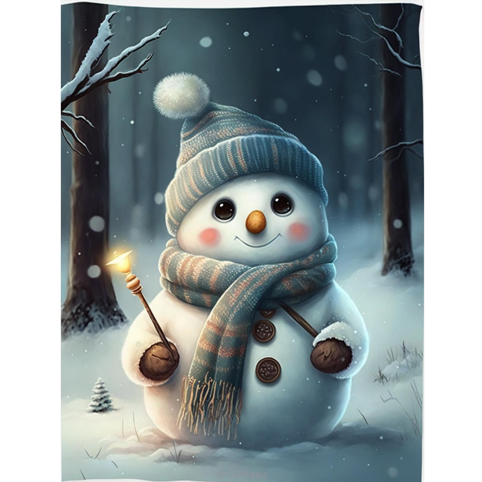 Amazon.com: CoHraeu Snowman Diamond Painting Kits,Winter Diamond Art ...