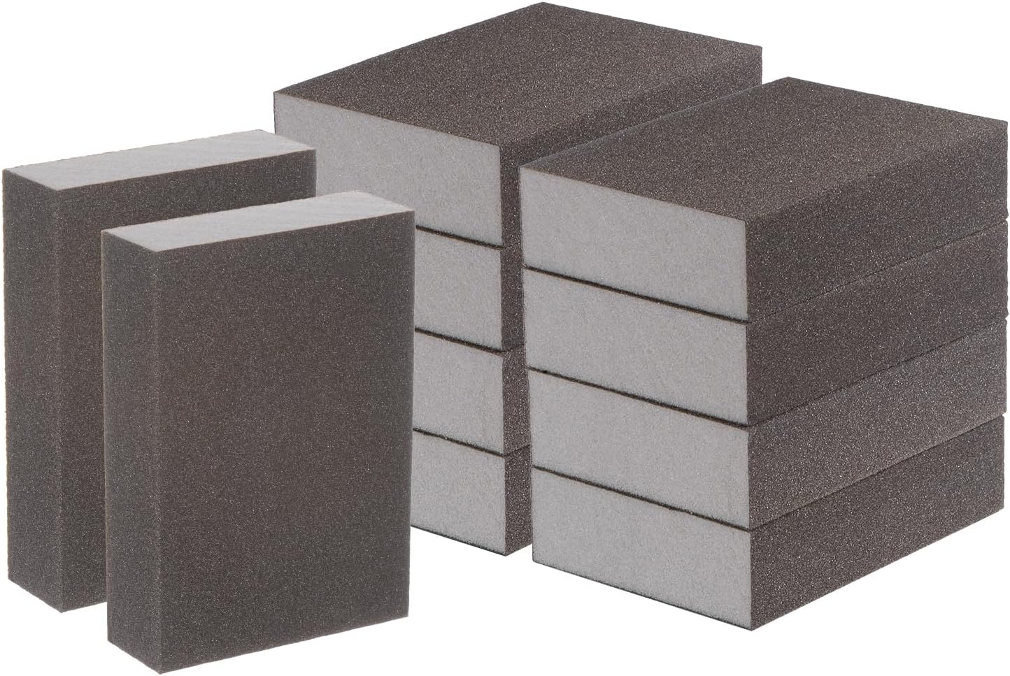 HARFINGTON 10pcs Superfine Sanding Sponge Blocks 500-600 Grit Foam ...