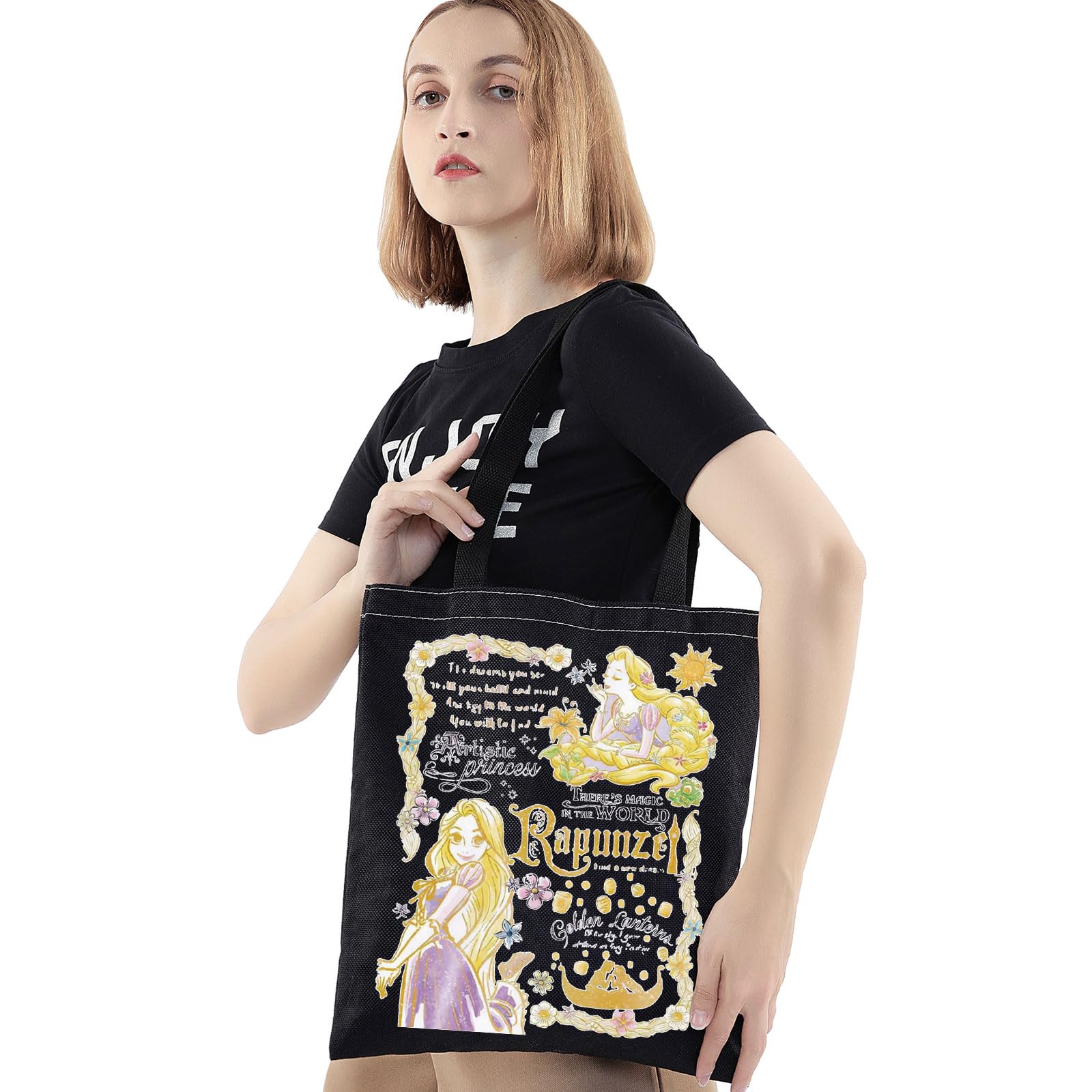 Snapklik.com : BWWKTOP Princess Rapunzel Tote Bag Tangled Lover Gifts ...