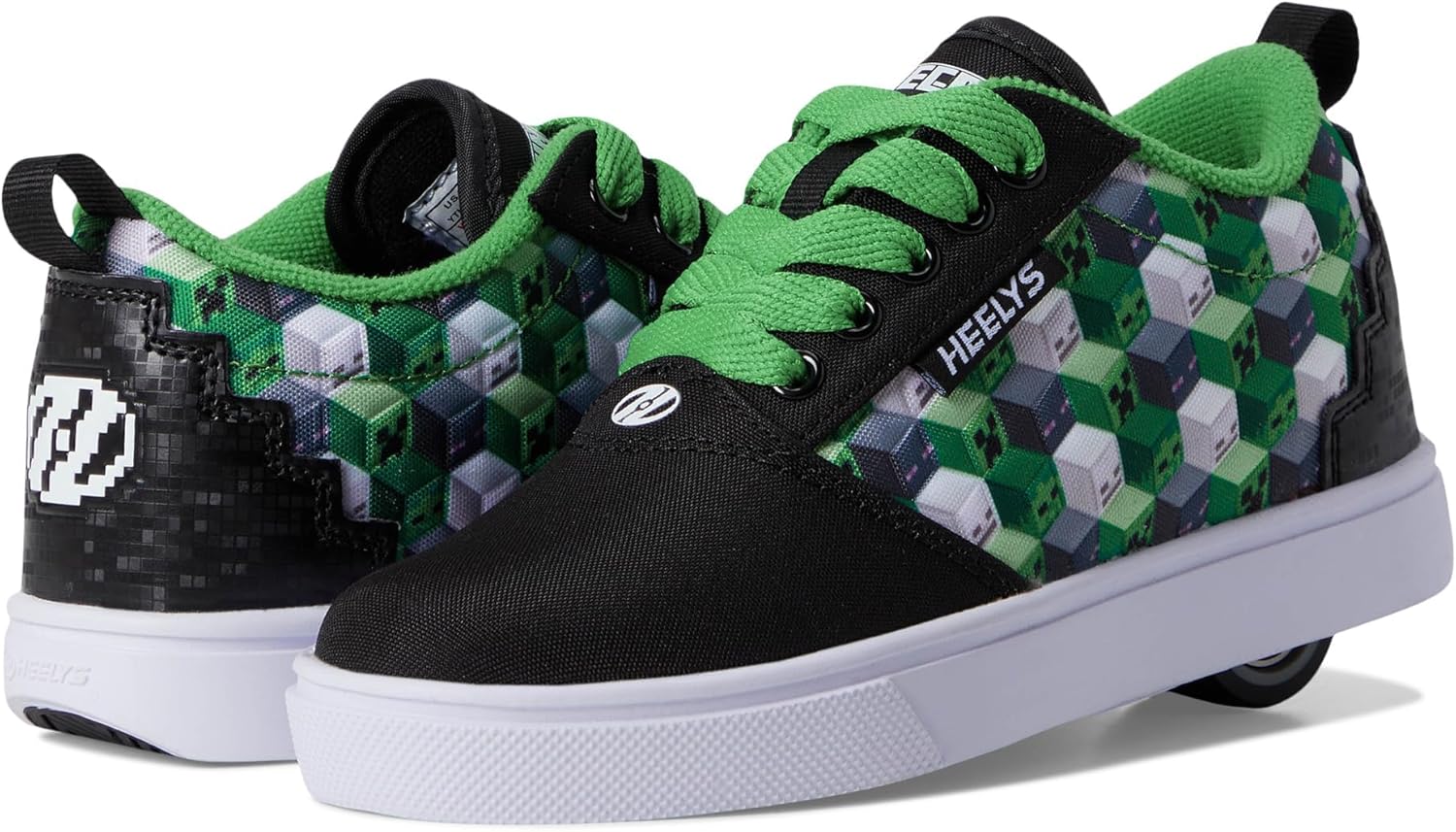 Amazon.com | HEELYS Unisex-Child Minecraft Pro 20 (Little Big Kid/Adult ...