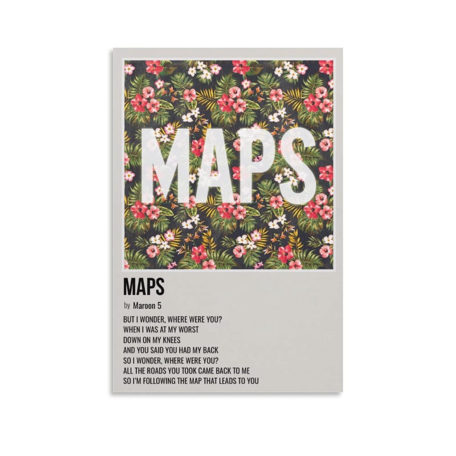 Maps Maroon 5 Album Cover