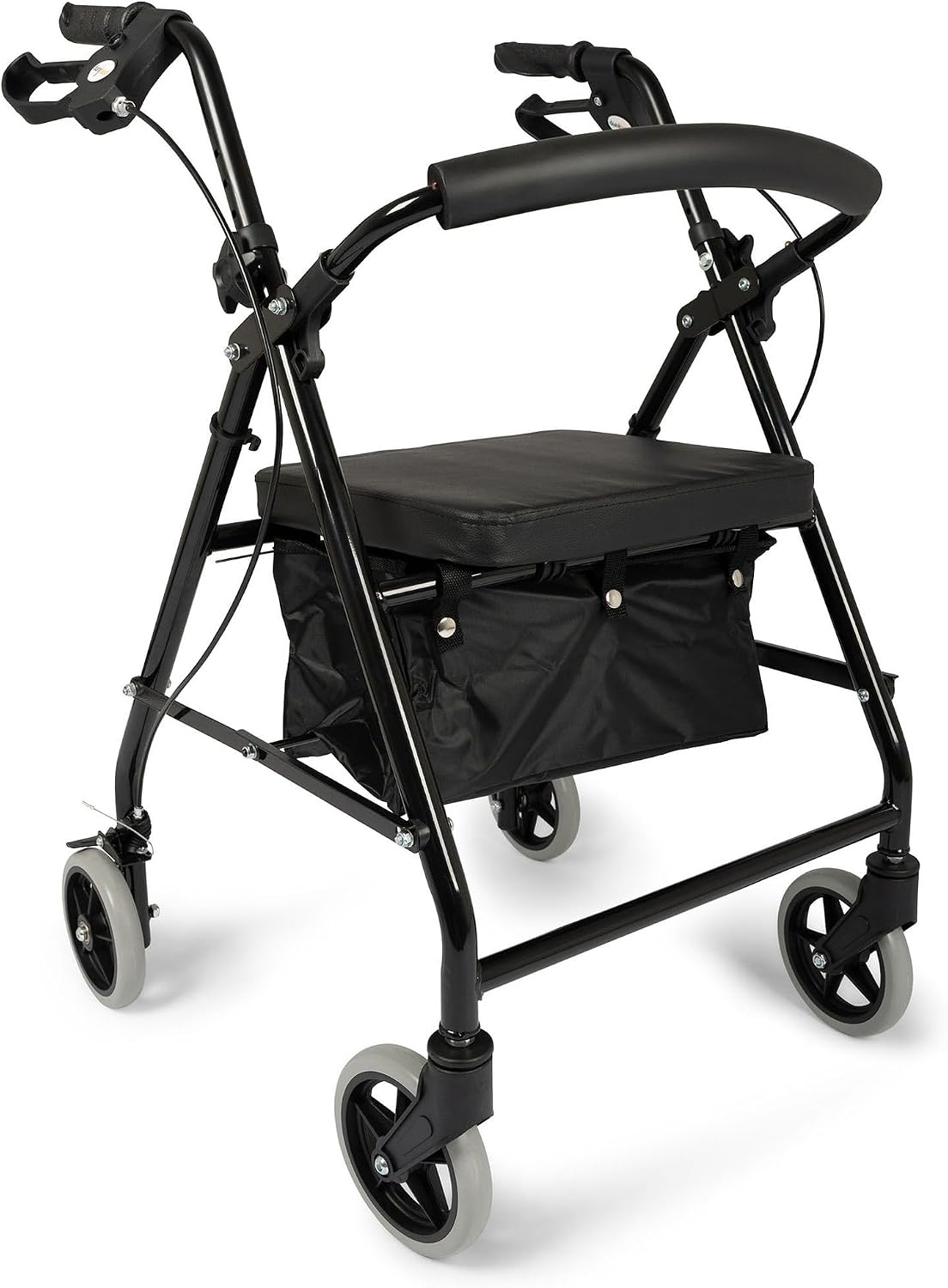 Dunimed- Déambulateur pliable léger - Comprend un plateau et un panier ...