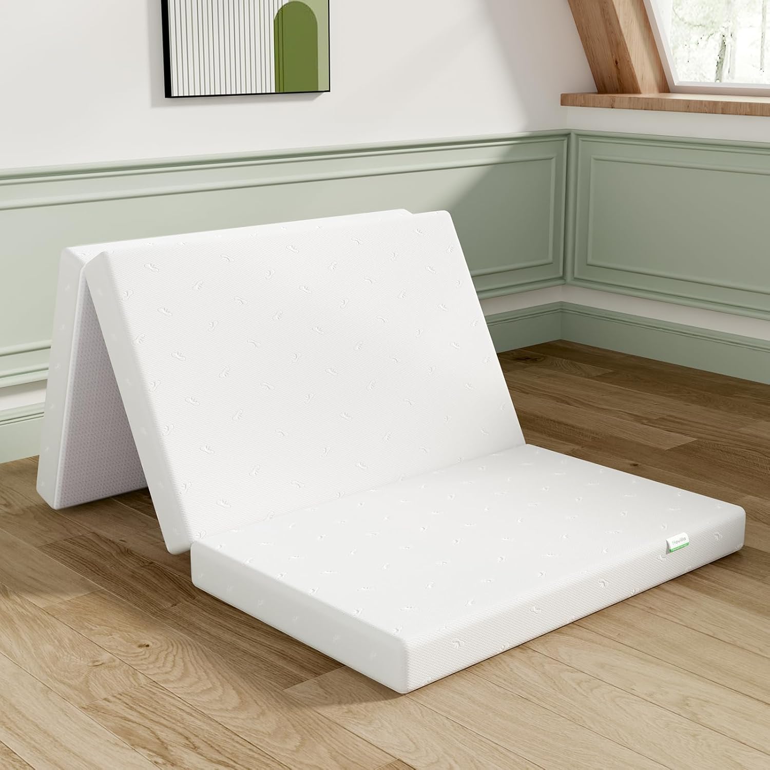 Amazon.com: Novilla Folding Mattress Twin, 4 Inch Responsive Comfort ...