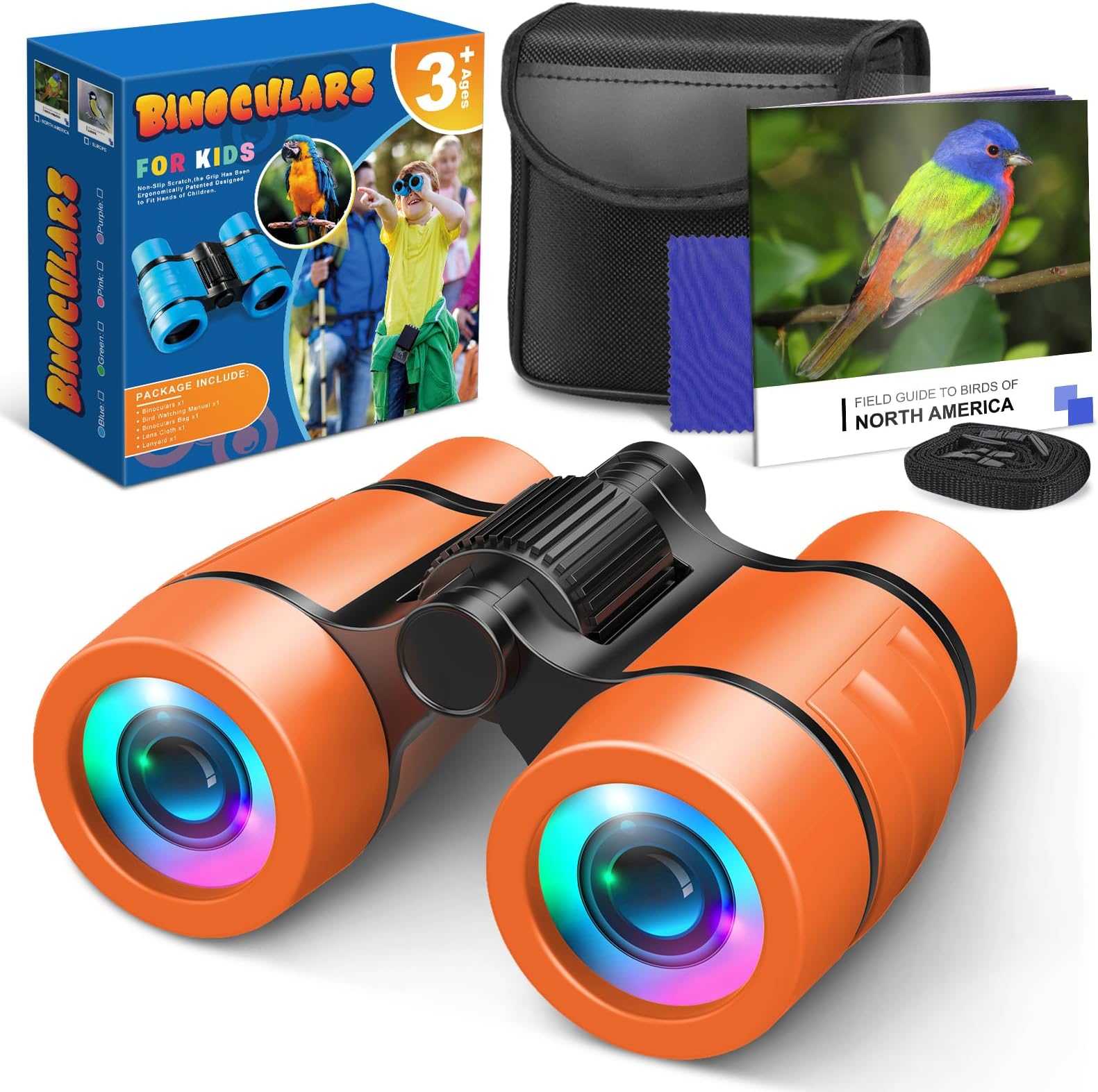 Amazon.com: 3-8 Year Old Boy Girl Toys: LET'S GO! Shockproof Binoculars ...