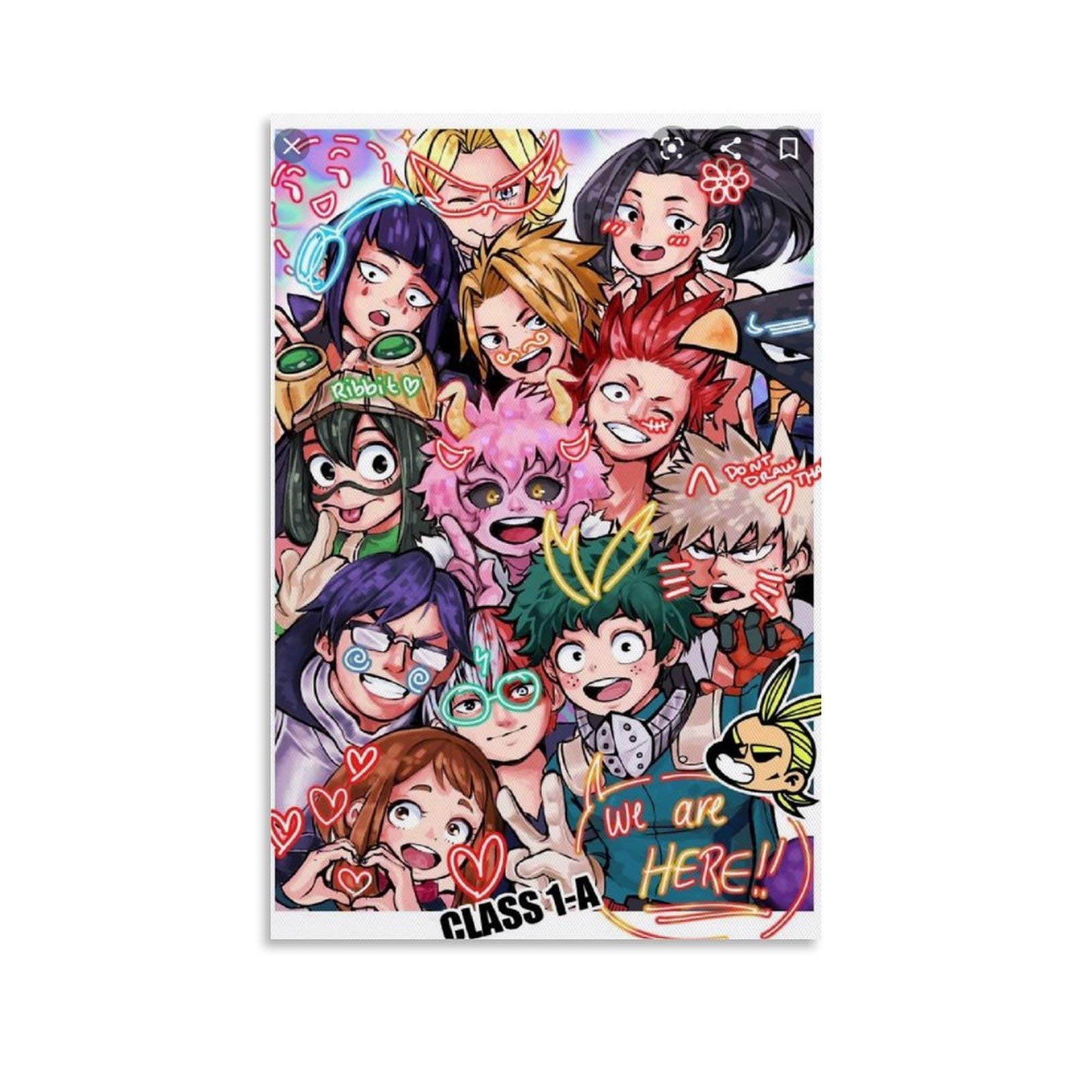 Buy SDFGSD Anime Japanese My Hero Academia Mha Class 1 A Fanart MHA ...