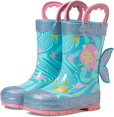 Amazon.com | Western Chief Girl's Molly Mermaid Rain Boot | Boots