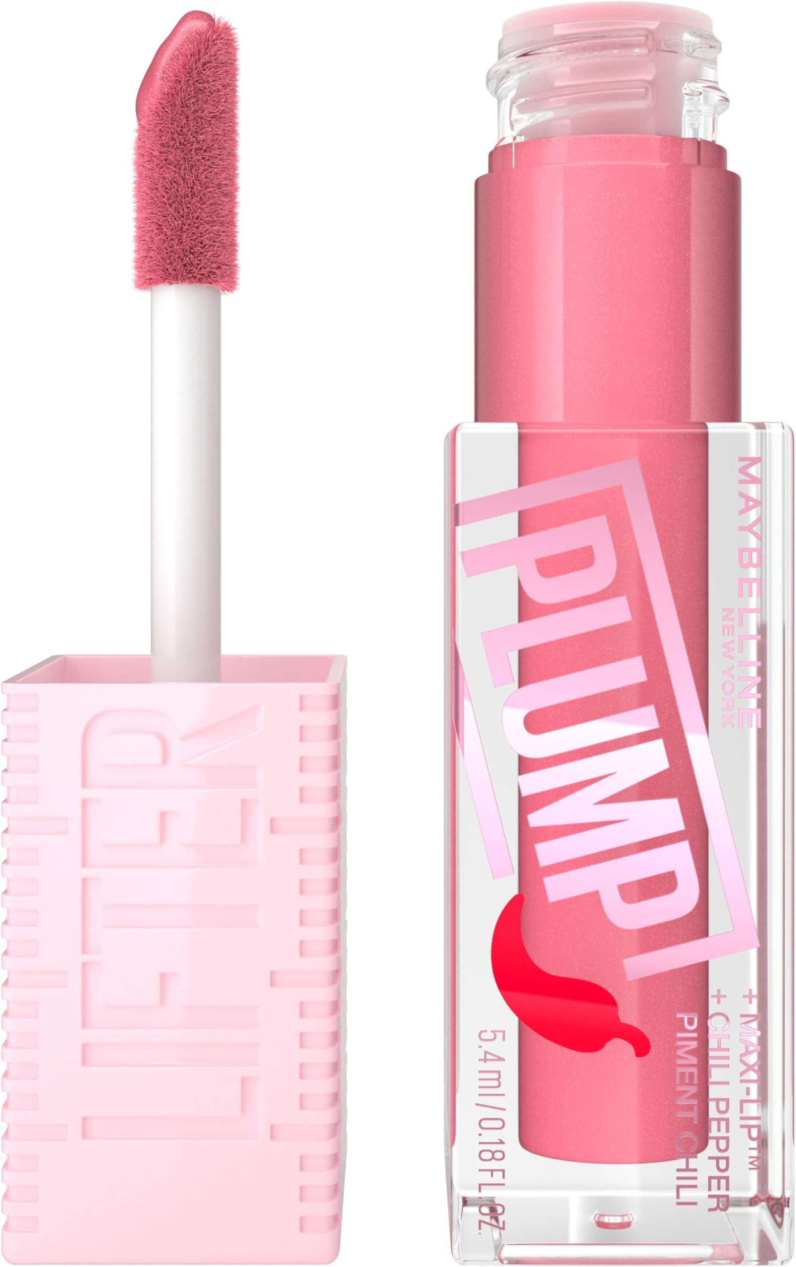 Amazon.com: MAYBELLINE Lifter Gloss Lifter Plump, Plumping Lip Gloss ...