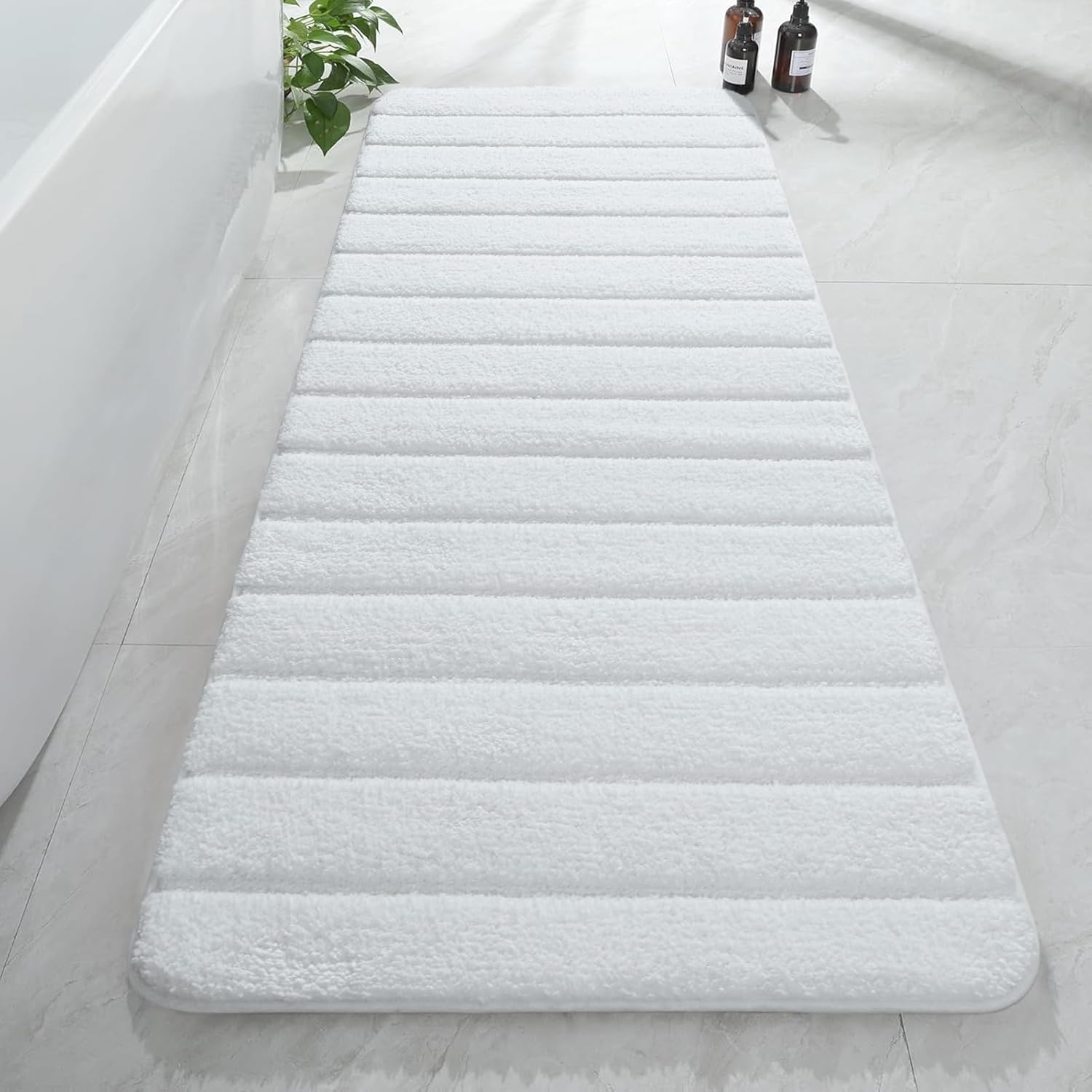 Amazon.com: AROGAN Luxury Long Bathroom Runner Rugs, Thick Soft and ...
