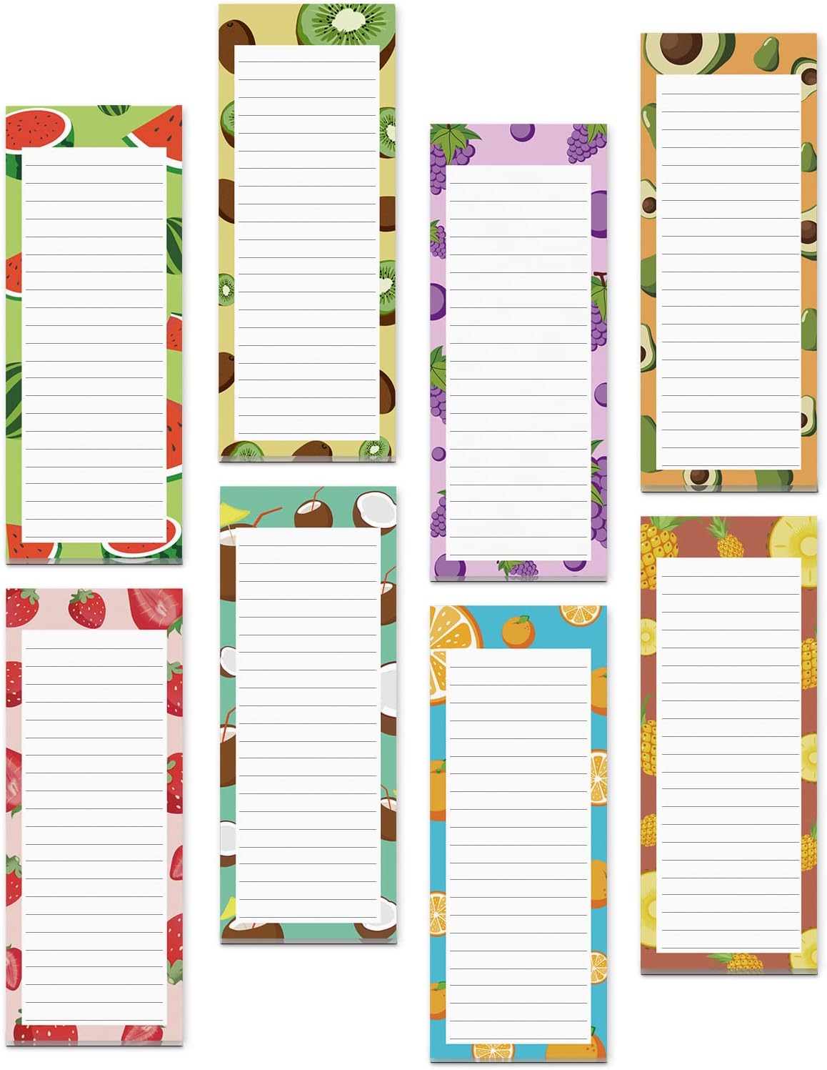 Amazon.com : Lzerking Magnetic Notepads for Refrigerator 9 x 3.5 inch ...